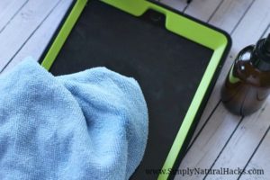 Sanitizing Electronics Screen Cleaner Recipe - Simply Natural Hacks™